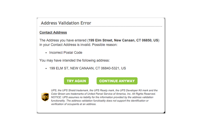 How to Enable UPS Address Validation